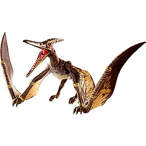 Jurassic World Toys Amber Collection Pteranodon 6-in Dinosaur Action Figure, Movie-Authentic Detail, Movable Joints & Figure Display Stand, Collectible Gift 8 Years & Up