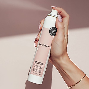 BeautyBio Healthy Scalp Dry Shampoo. Benzene Free, Starch & Alcohol-Free Dry Shampoo. Instantly Deep Cleans Roots for that just-washed volume, bounce, shine and scent in seconds.