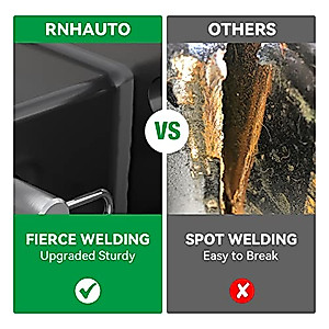 RBHAUTO 2” Bolt-on Trailer Hitch Receiver Tube, 2 inch Hitch Wall Mount, 2-inch Opening Hitch Receiver Plate Tube for Truck, Lawn Tractor, Implements, Wall or Barn(with Pin and Clip)