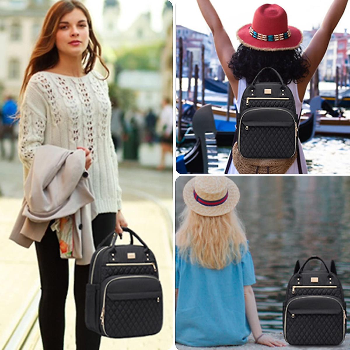 Artelaris Lunch Backpack for Women, Lunch Box Insulated Backpack, Cooler Backpack with Hidden Strap Design, Multipurpose Lunch Backpack, Daypack for Work Picnic Hiking School Beach