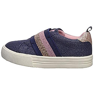 OshKosh B'Gosh Girls' Varsha Sneaker, Navy, 5 M US Toddler