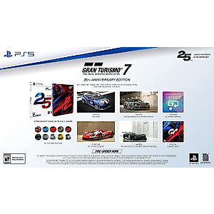 Gran Turismo 7 25th Anniversary Edition - PS5 Disc & PS4 Entitlement