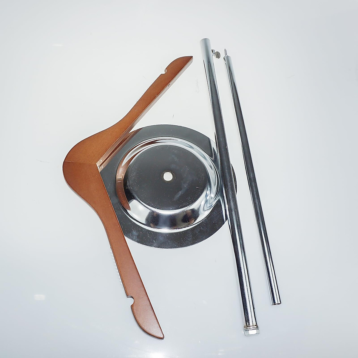 Lxmxgk Adjustable Adult T Shirt Display, Flexible Shoulder Stand, Coat Hanger Stand, Metal Clothing Display Rack Portable T Shirt Display Stand for Vendors, Garment Coat Holder for Retail Vendor(15in)