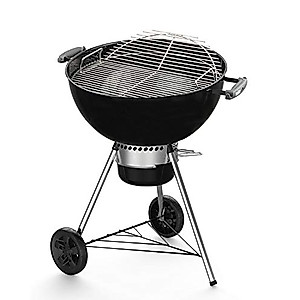 KAMaster Stainless Steel Cooking Grate for 22 in Weber Charcoal Grills 21.5 in Round Hinged Cooking Grid Grill Accessory Replaces for Weber Original Kettle Series