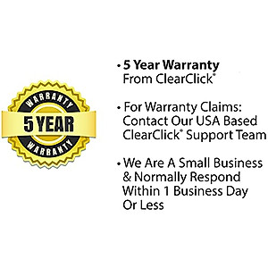 ClearClick Classic Vintage Retro Style AM/FM Radio with Bluetooth - Handmade Wooden Exterior