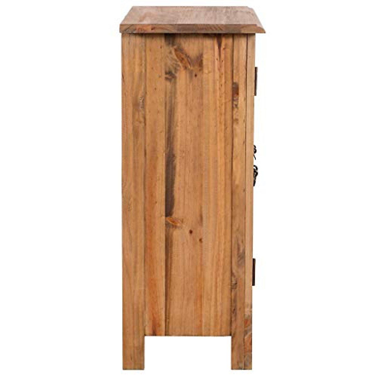 vidaXL Bathroom Side Cabinet Bathroom Wall Cabinet Over The Toilet Space Saver Storage Medicine Cabinet with 1 Shelf Cupboard Solid Wood Pine