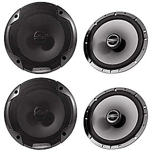 (2) Pairs Alpine Spe-6000 6.5" 2 Way Pair of Car Speakers Totalling 960 Watts Peak / 240 Watts RMS