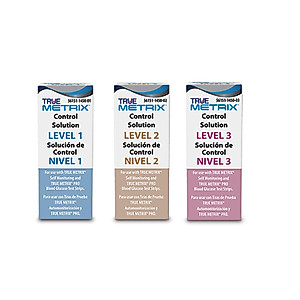 TRUE METRIX® Control Solution Bundle Level 1, Level 2 and Level 3 Solutions + TRUEplus® Log Book