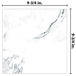 Merola Tile Timeless Calacatta 9-3/4" x 9-3/4" Porcelain Floor and Wall Tile