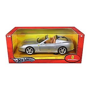 Hot Wheels 1:18 Mass Ferrari SuperAmerica - Silver