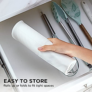 COOK WITH COLOR Silicone Dish Drying Mat - Heat Resistant Silicone Drying Mat for Dishes - 15" x 9.65" Dish Pads for Drying - Kitchen Counter Mat and Trivet, Dishwasher Safe (Marble)