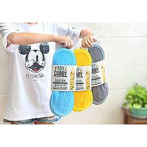 Leoyoubei 2 Pack Foldable Hanging Basket Organize The Suspension of Storage Items, Mesh Hanging Storage with 4 Compartments,Organizing Children's Toys,Shawls,Hats and Mittens,43.5” x 12” Gray