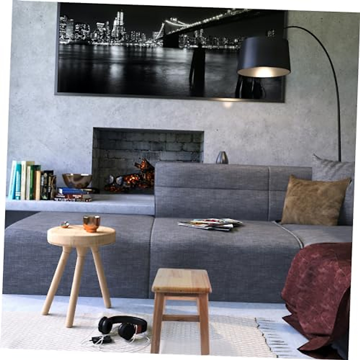 GAROZATION Living Room Stool Small Step Stool Childs Chair Child Step Stool Childrens Stool Make up Stool Shoe Change Stool Step Stool for Stools for Children's Stool