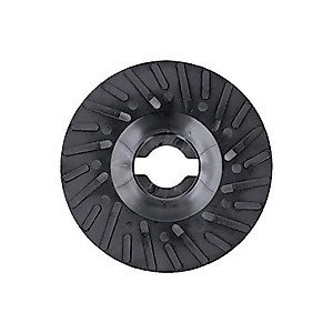 BOSCH MGX0450 4-1/2 In. X-LOCK Backing Pad with X-LOCK Clip - Medium Hardness, Use with Fiber Discs, for Applications in Metal Surface Finishing, Weld Blending, Rust Removal, Black