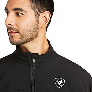 Ariat Male New Team Softshell MEXICO Water Resistant Jacket Black Medium