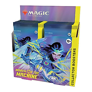 Magic: The Gathering March of the Machine Collector Booster Box | 12 Packs (180 Magic Cards)