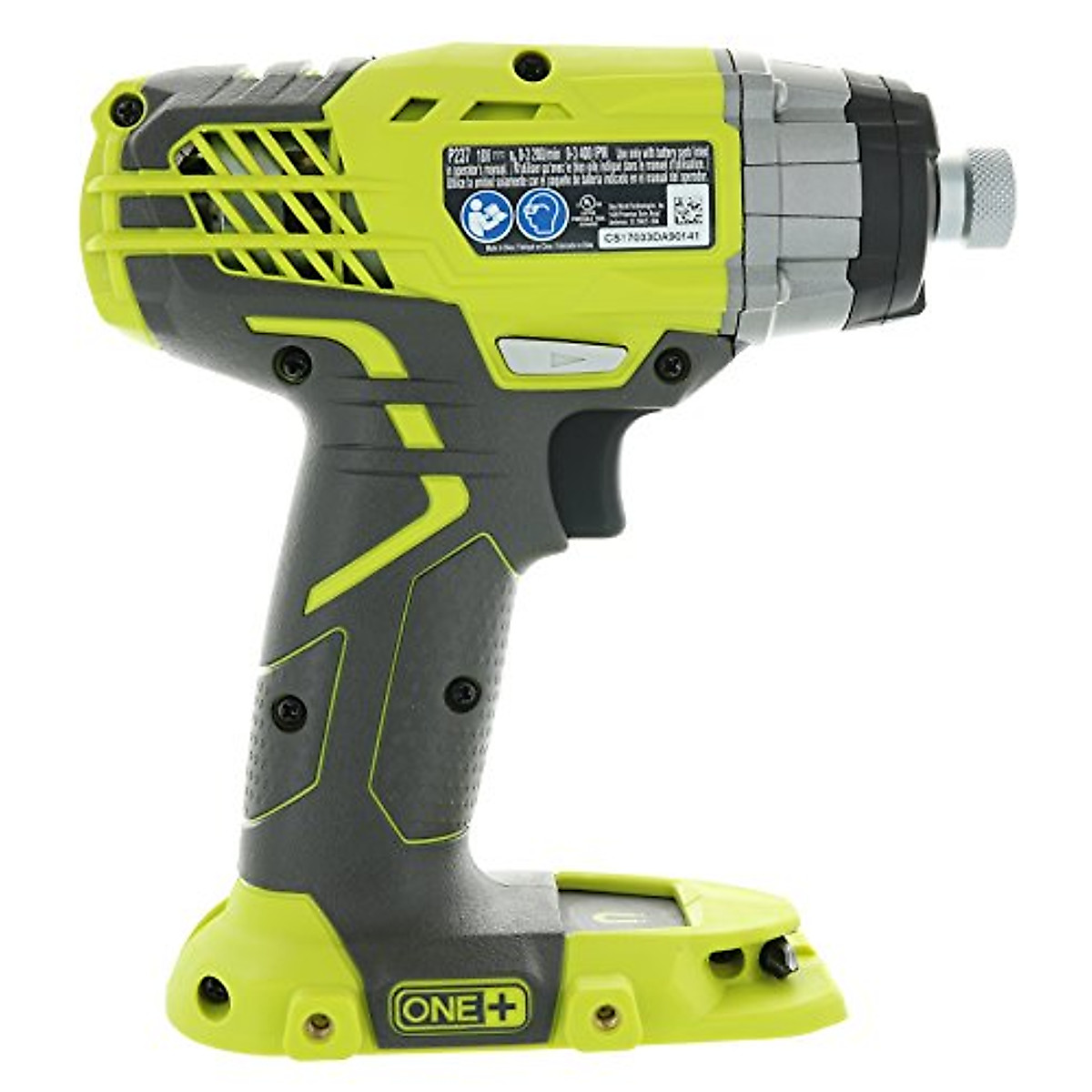 Ryobi P237 18V One+ Lithium Ion Cordless Multi Speed 1-1/4 Inch Keyless Chuck Impact Driver w/ Belt Clip and LED (Battery Not Included / Power Tool Only)