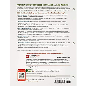 Loose-leaf Version for Understanding Your College Experience 3e & LaunchPad for Understanding Your College Experience 3e (Six-Months Access)