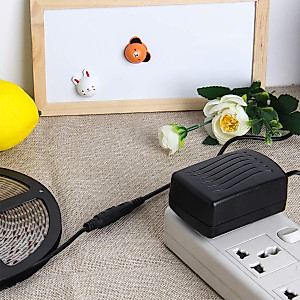 SUPERNIGHT 12V 3A Power Supply, AC 110-220V to DC 12 Volt 3 Amp 36W Adapter Transformers for LED Strip Light, CCTV Camera, Routers, Speakers, Scanner, Home Appliances etc, Jack 5.5mm X 2.1mm