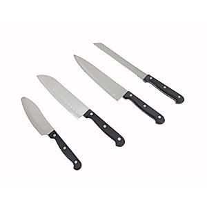 17-Piece Kitchen Cutlery Block Set Stainless Steel Chef Wood Professional 15276-NF