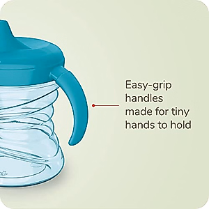 First Essentials by NUK Acrylic Fun Grips Soft Spout Trainer Cup, 7 oz.
