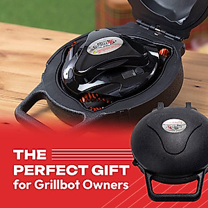 Grillbot Carry Case for Grillbot Automatic Grill Cleaning Robot – Weatherproof, Portable Protective Case with Handle & Locking Tabs