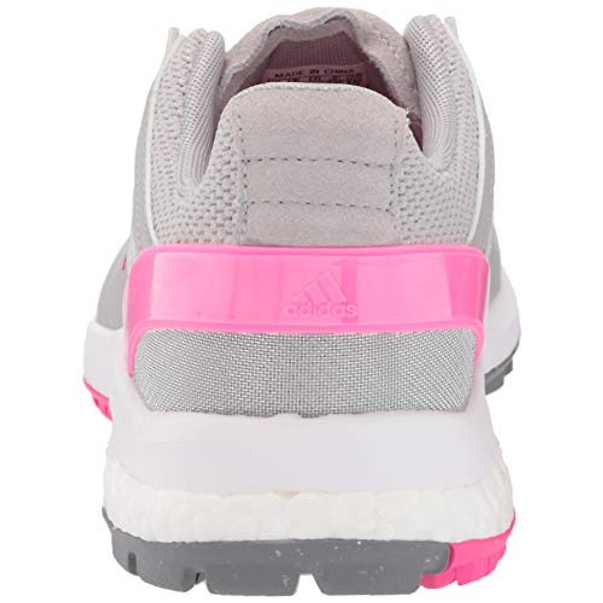 Adidas Women's Golf Shoe, Grey/Screaming Pink/Grey, 8