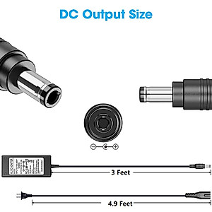 Punasi 18V Charger for Brookstone Big Blue Power Supply for Big-Blue X Indoor Outdoor Wireless Bluetooth 849504 849504p KSAS0451800200HU Power Cord Replacement