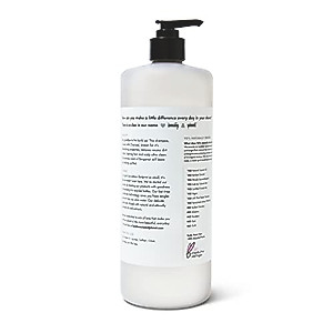 Love Beauty and Planet Delightful Detox Daily Clarifying Sulfate-Free Shampoo Charcoal and Bergamot Cleansed Hair Care Silicone-free, Paraben-free, Vegan Shampoo 32.3 oz