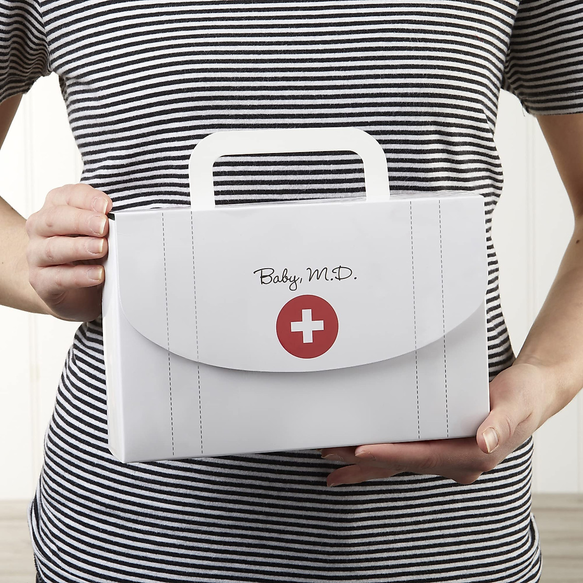 Baby Aspen, Baby M.D. Three-Piece Layette Set in"Doctor's Bag" Gift Box, 0-6 Months