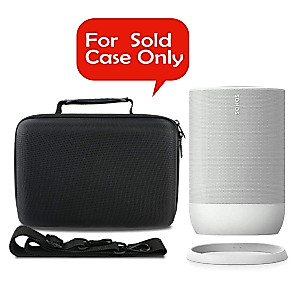 Khanka Hard Travel Case Replacement for Sonos Move/Move2- Smart Portable Wi-Fi Bluetooth Speaker (Inside White)