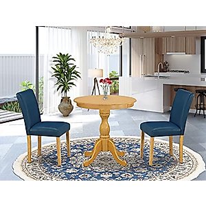 East West Furniture ESAB3-OAK-55 Dining Set