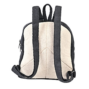 THE COLLECTION ROYAL Himalayan Hemp and Cotton Boho Bohemian Hippie Bag Purse Eco Friendly Mini Solid Backpack