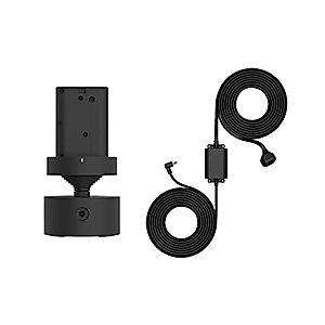 Ring Indoor/Outdoor Pan-Tilt Mount for Stick Up Cam Battery, Black (Indoor/Outdoor Power adapter included. Camera not included)