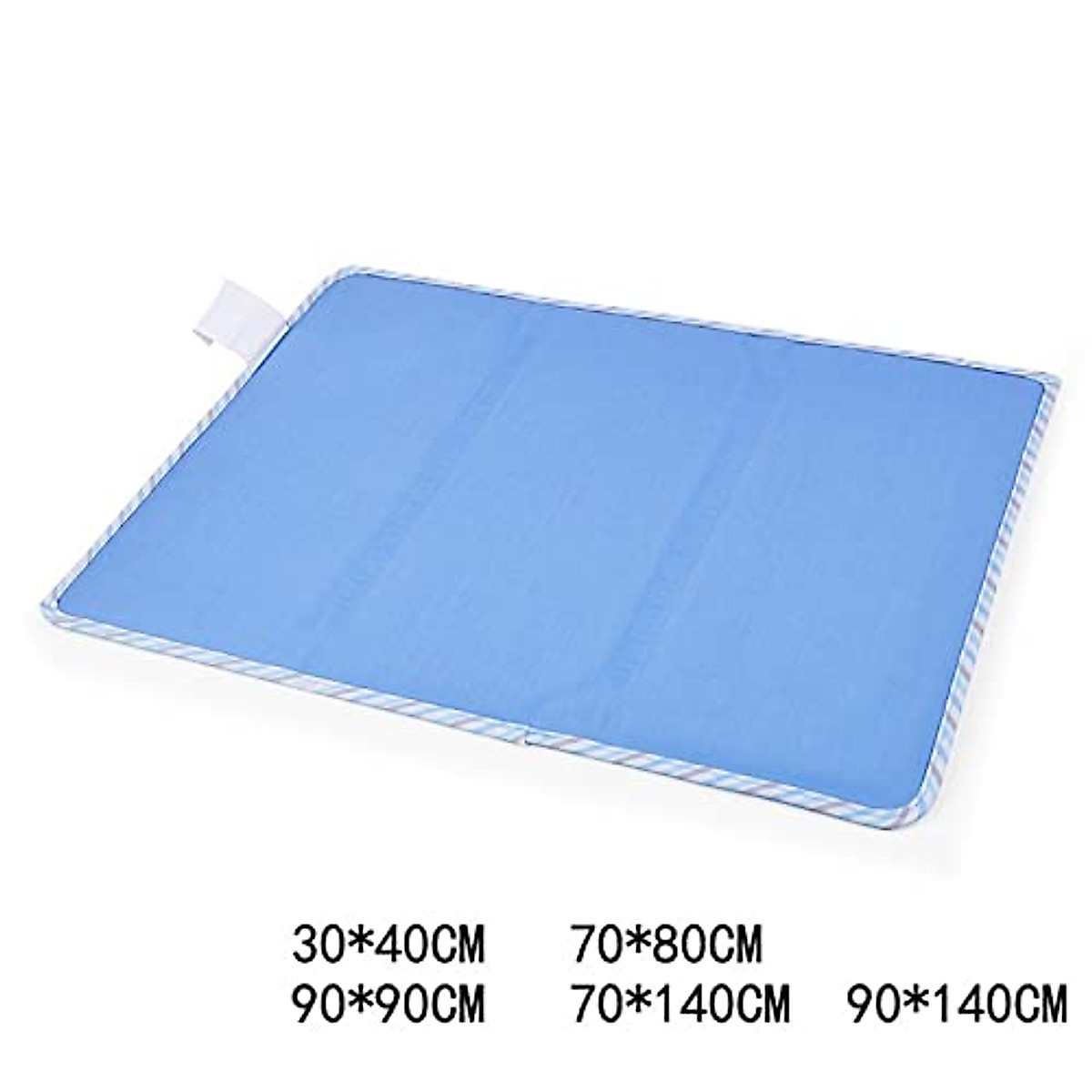 LUCBEI Ice pad Gel Cooling Mat Summer Yoga Sofa Floor Office Chair Pet Cooling Gel Cooling Mattress Cooling ice Pads (Color : Brass, Size : 90 * 90cm)