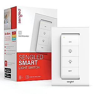 Sengled (E39-G8C) Light Compatible with Alexa, Google, SmartThings, HomeKit and Siri, Smart Hub Required Zigbee Switch Remote Control Bulbs ON/Off/Level Brightness, Dimmable, 1 Pack, White