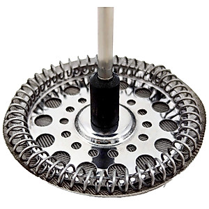 Ruilida 6pcs french press filter screen,Universal 1000 ml, 34 Oz, 8 Cup French Press Coffee Makers and Tea Machines 4 Inch Stainless Steel French Press Replacement coffee filter mesh