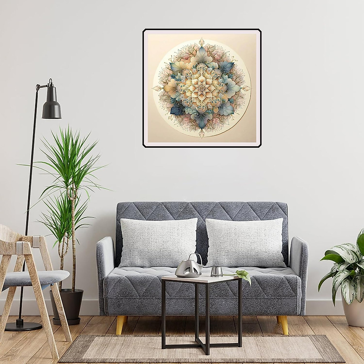 EIBEILI Diamond Painting Kits for Adults, Mandala DIY 5D Diamond Art Kits for Kids Diamond Dots for Adults Clearance Full Drill Crystal Craft Kits for Home Wall Decor Gifts 11.8x11.8 inch