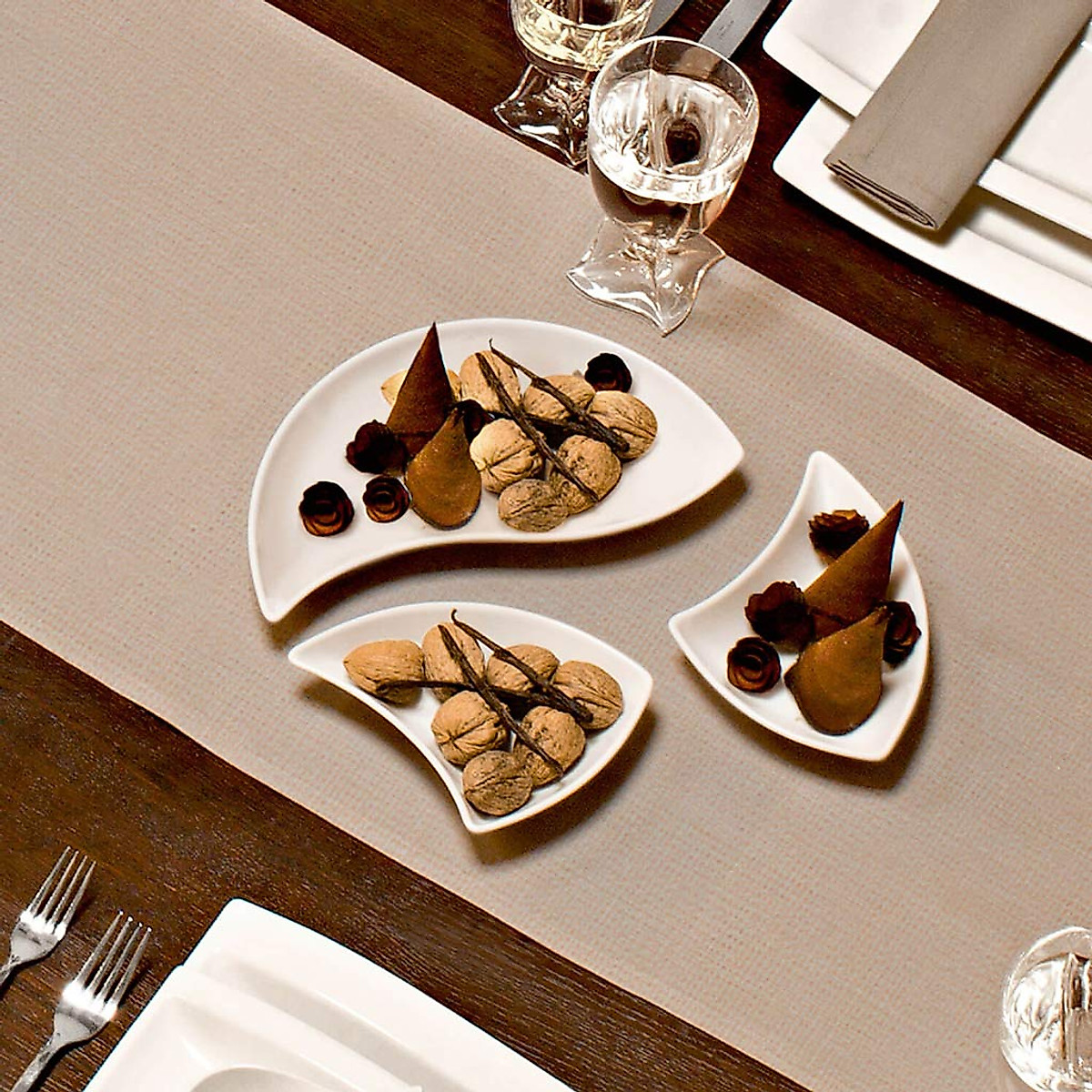 Villeroy & Boch New Wave Move 2 (Triangle Shape), 5.5 x 6 in, White, 1 Count (Pack of 1)