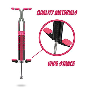 New Bounce Pogo Stick for Kids - Pogo Sticks for Ages 9 and Up, 80 to 160 Lbs - Pro Sport Edition, Quality, Easy Grip, PogoStick for Hours of Wholesome Fun
