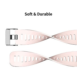 BaayCerrie for Garmin Forerunner 35 Watch Band Replacement, Soft Silicone Strap Wristband Compatible with Forerunner 35 Smartwatch (Pink)