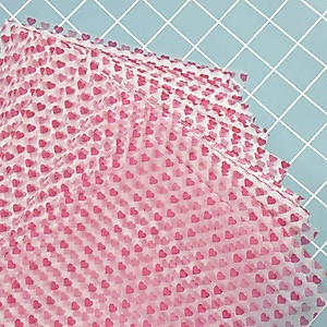 Food Wrapping Paper 50 Sheets Wax Paper Grease Proof Waterproof Baking Parchment with Heart Pattern Non-Stick Beeswax Wraps Paper Liners Tissue for Bread Sandwich Burger Gift 218 x 250mm