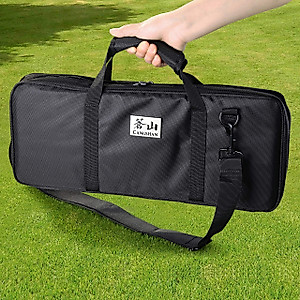 Cangshan 1023770 7-Piece Cut-Resistant Nylon Cutlery Knife Bag with Strap, Bag Only (CUTLERY NOT INCLUDED)