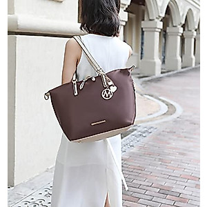 MKF Collection traveling Tote Bag, Shoulder Bag that Converts to Backpack