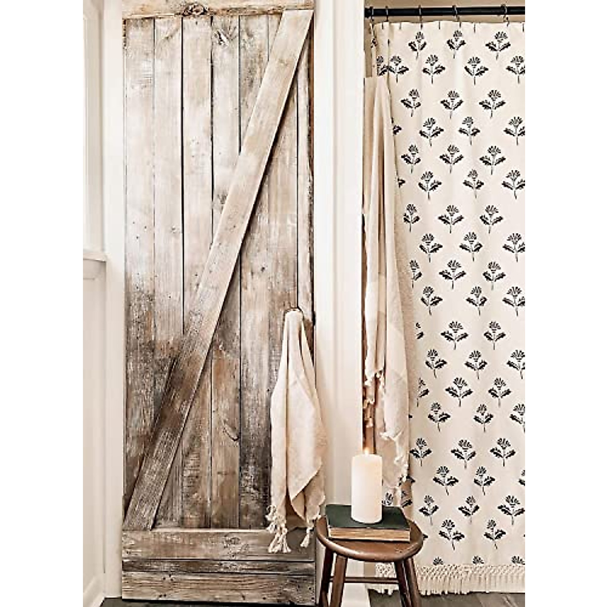 Turkish Hand Towel Set of 4 Diamond Peshtemal Towel 100% Cotton 38x18" Light Weight Thin Quick Dry Hand Hair Gym Face Bath Tea Kitchen Dishcloth Set Decorative Towels for Bathroom (Cream)