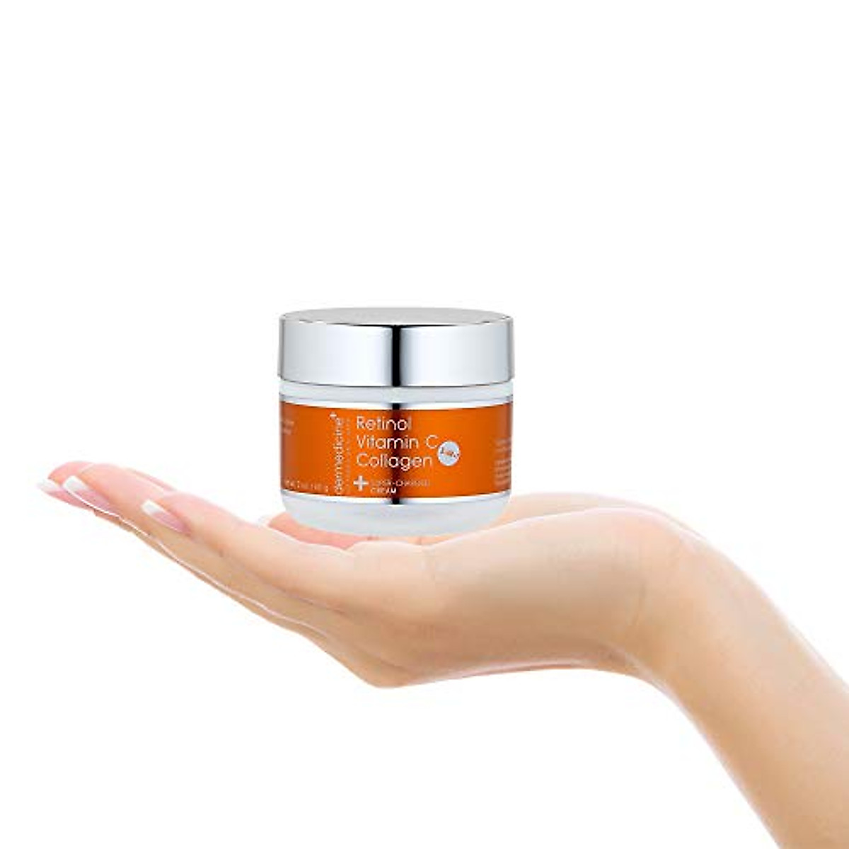 Vitamin C + Retinol + Collagen | Super Charged Anti-Aging Cream for Face | Pharmaceutical Grade Quality | Helps Smooth & Plump Fine Lines & Wrinkles & Brightens for Younger Skin (2 oz)