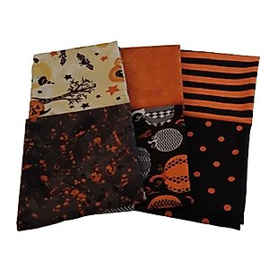 Halloweern Fat Quarter Bundle 6 Pcs