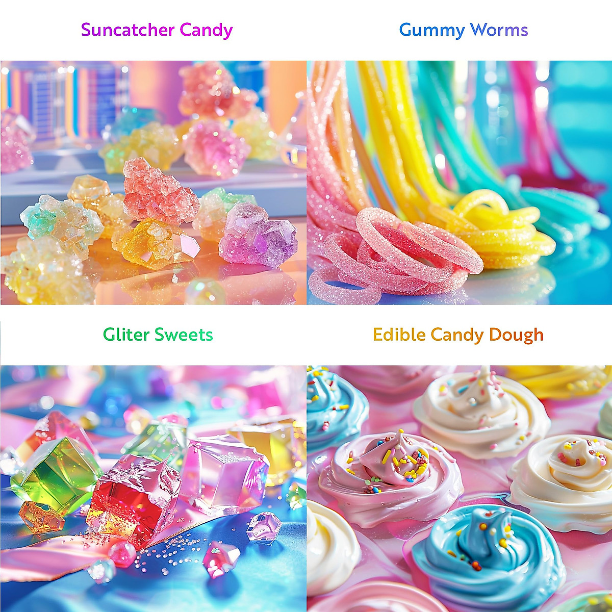 Playz Edible Candy Making Science Kit for Kids Ages 8-12 Years Old - Food Science Chemistry Kid Science Kit with 40 Experiments to Make Your Own Chocolates, Educational Science Kits for Boy & Girls