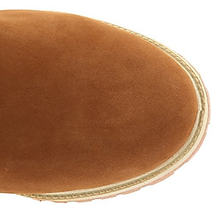 Timberland Men's 6 inch Premium Waterproof Boot, Rust Nubuck, 9.5