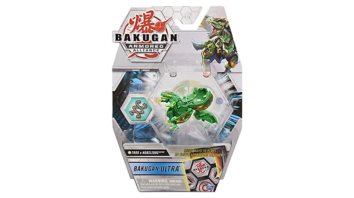 Bakugan Ultra Fused Trox x Nobilious Action Figure | Collectible Battle Toy